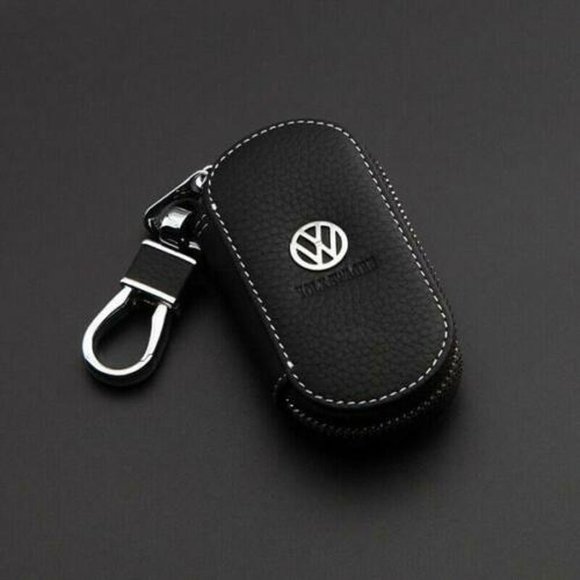 Key Fob Cover | Accessories | Multi Brand Vw Leather Black Key Fob ...